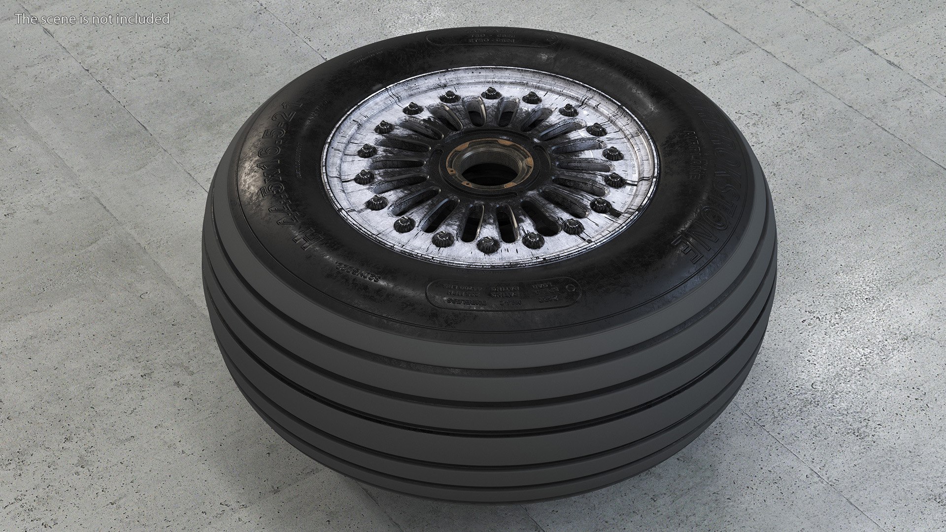 Boeing 737 Aircraft Wheel Dirty 3D Model - TurboSquid 2165615