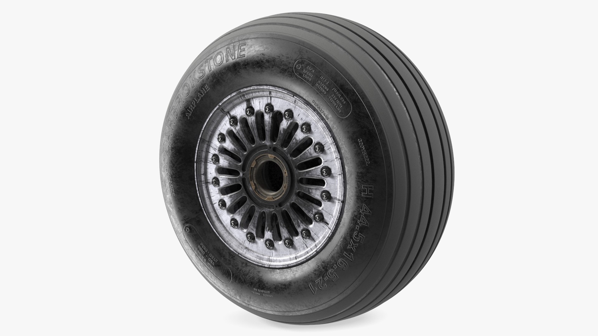 Boeing 737 Aircraft Wheel Dirty 3D model - TurboSquid 2165615