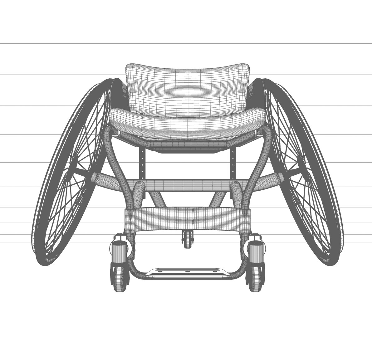 Sports Wheelchair 3D Model - TurboSquid 2018077