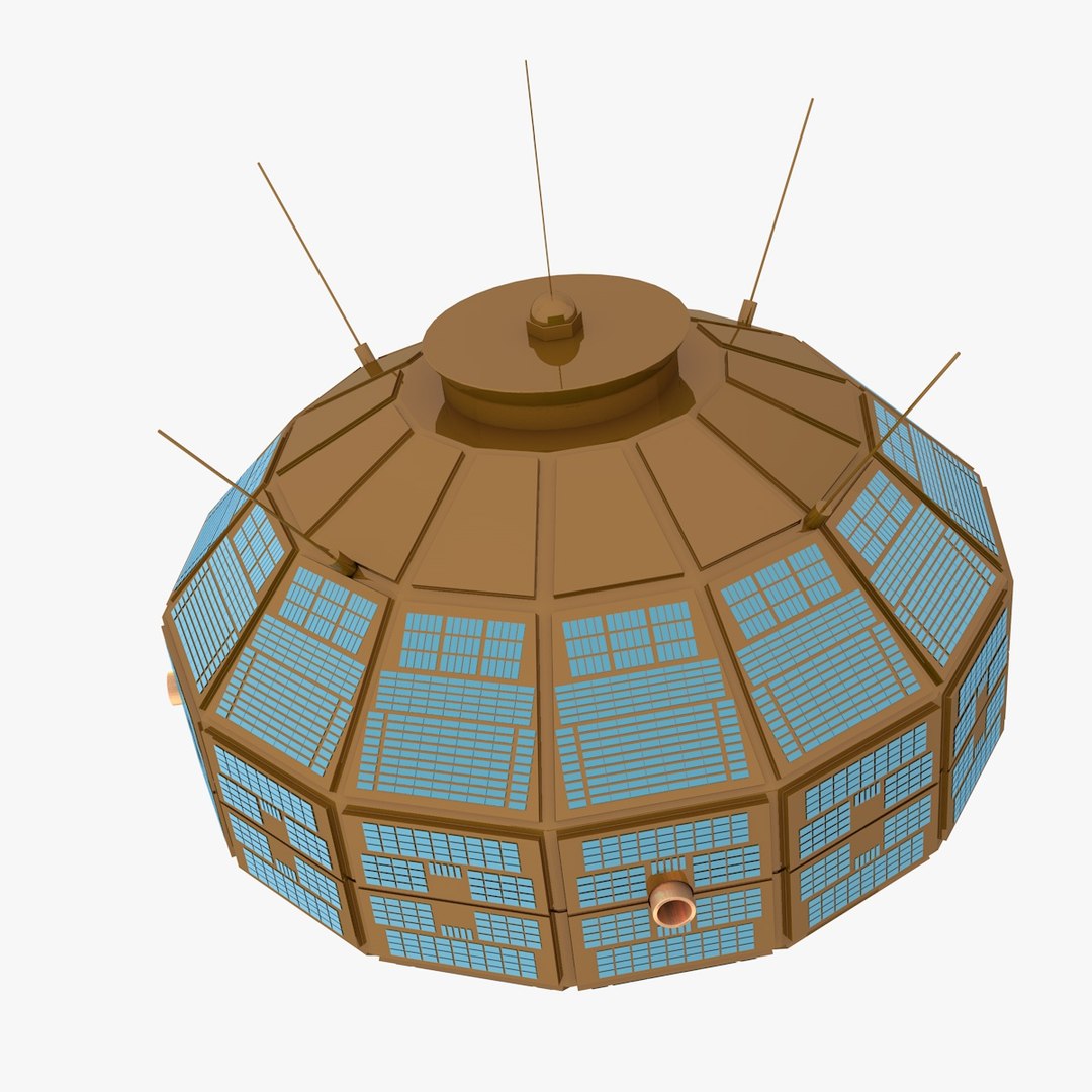 3d Alouette 1 Satelitte Model