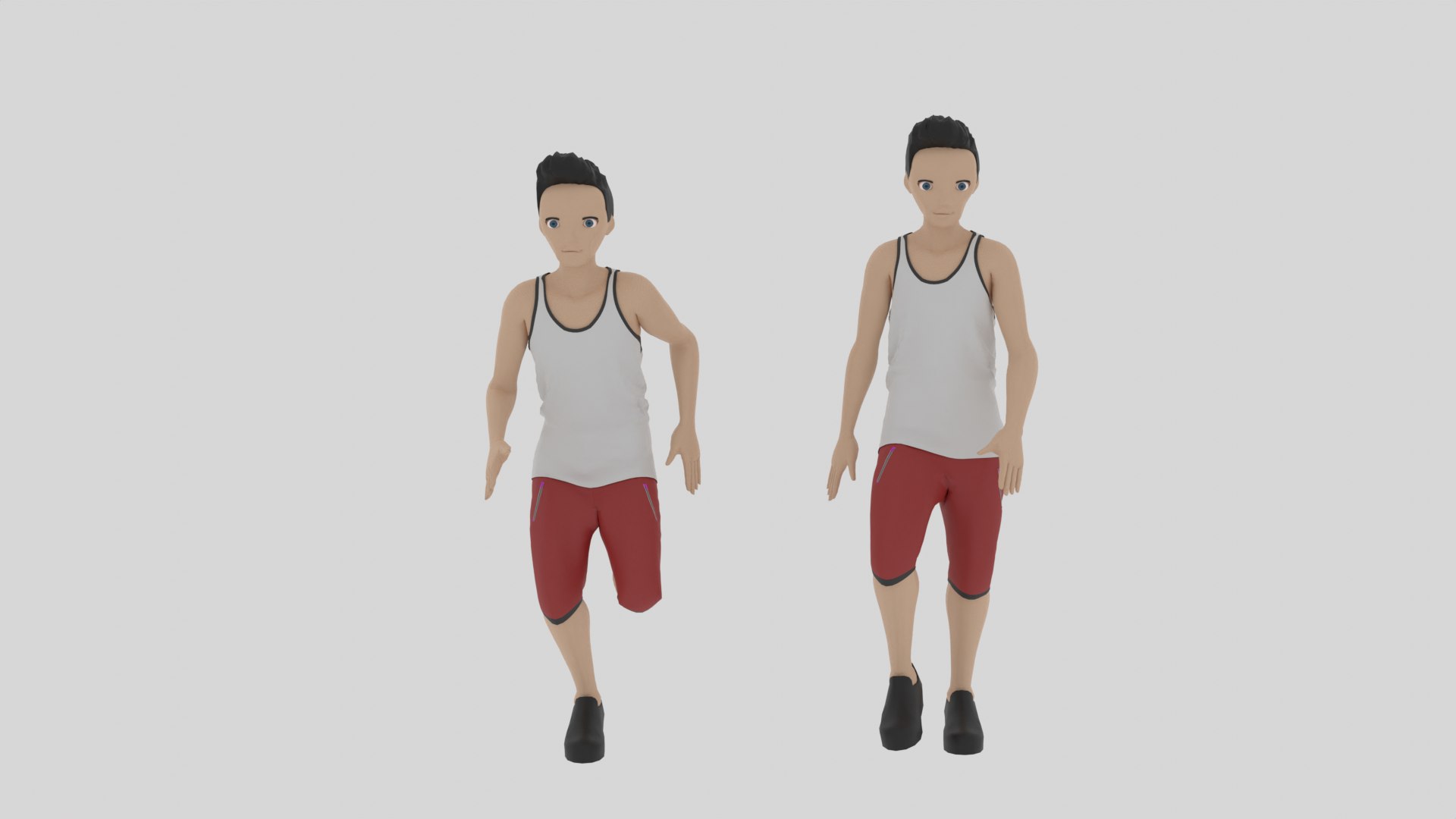 Cartoon Character Walking And Running Animation Model - TurboSquid 2004059