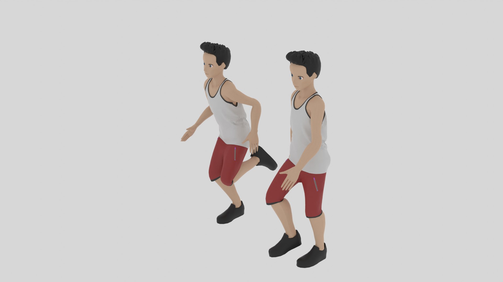 Cartoon Character Walking And Running Animation Model - TurboSquid 2004059