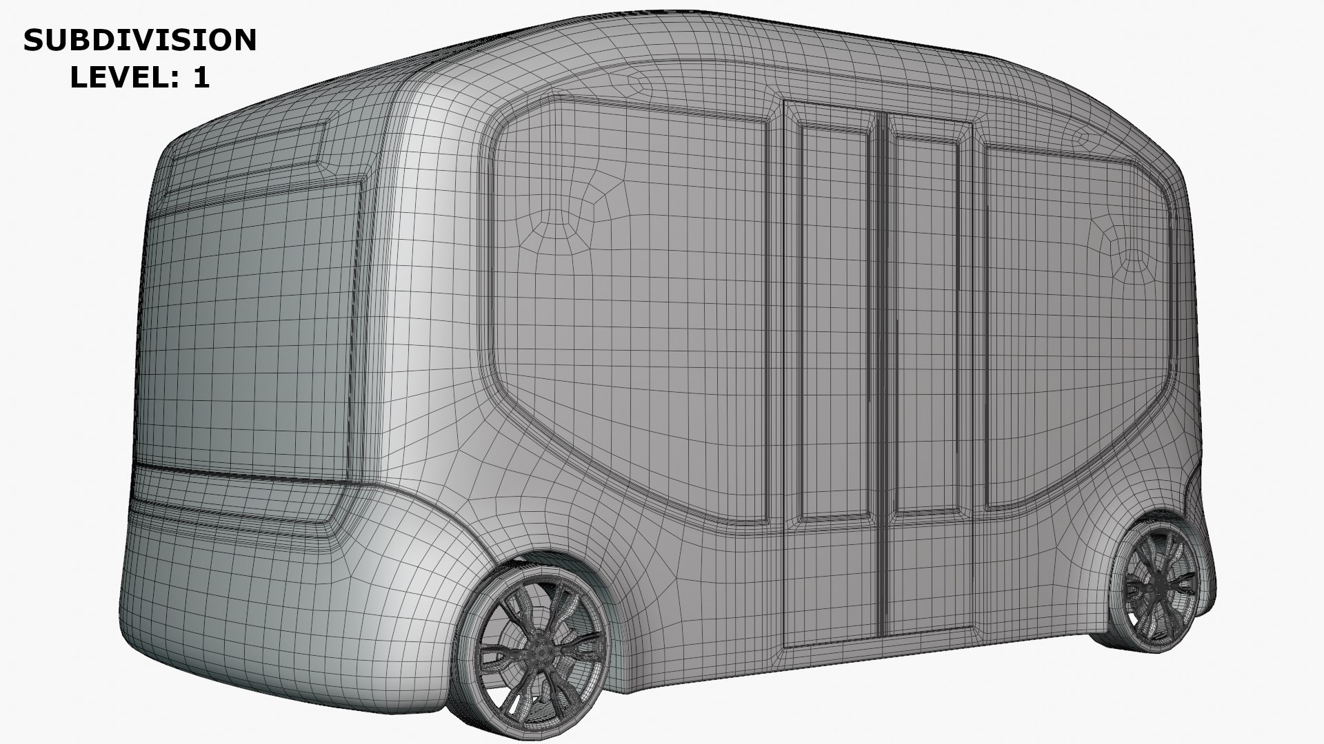 Elevated Train And Shuttle Bus 3D Model - TurboSquid 1921126