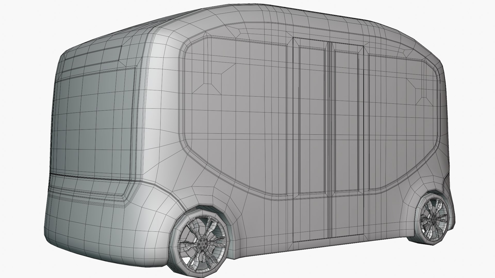 Elevated Train And Shuttle Bus 3D Model - TurboSquid 1921126