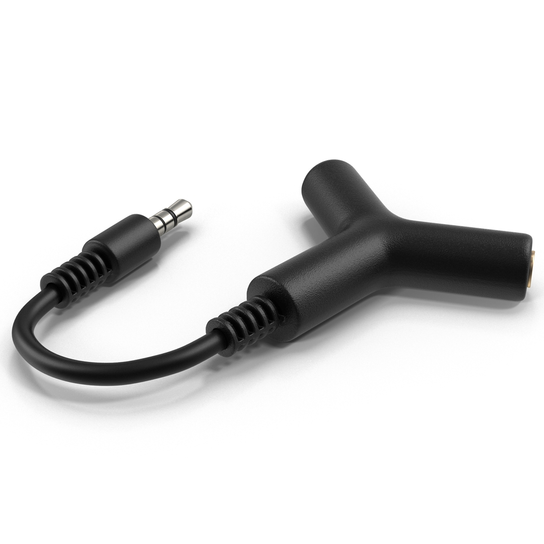 3d max stereo y splitter cable