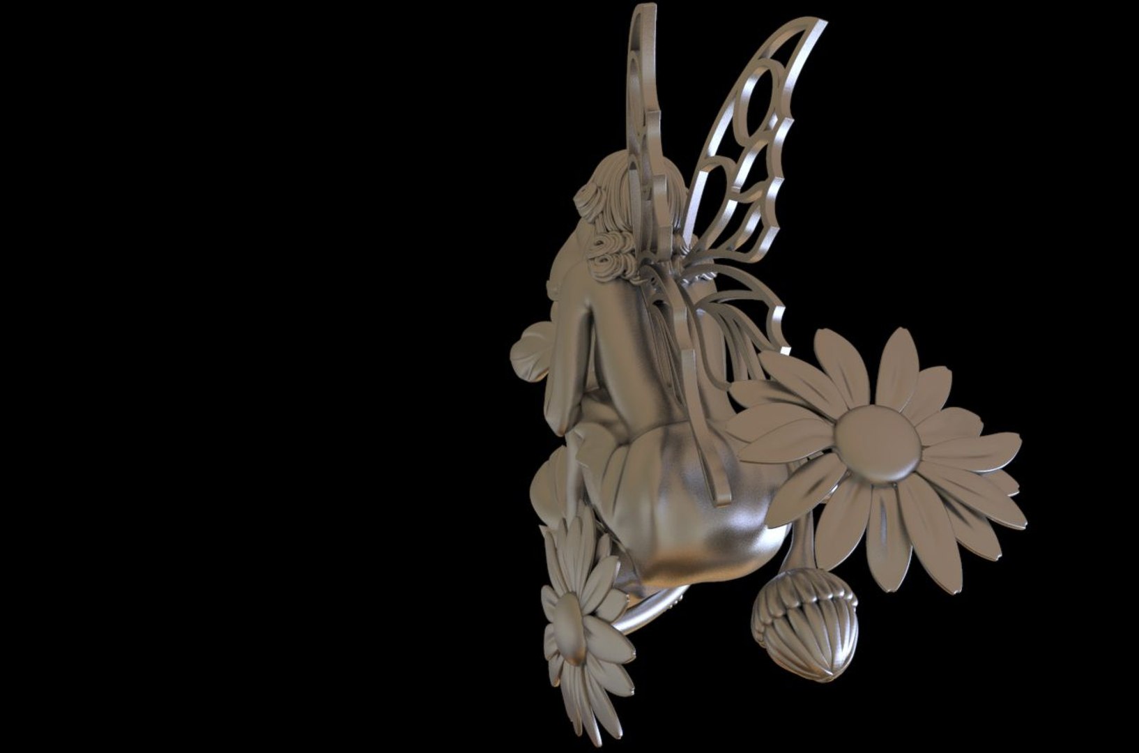Fairy Flowers 3D Model - TurboSquid 1465982