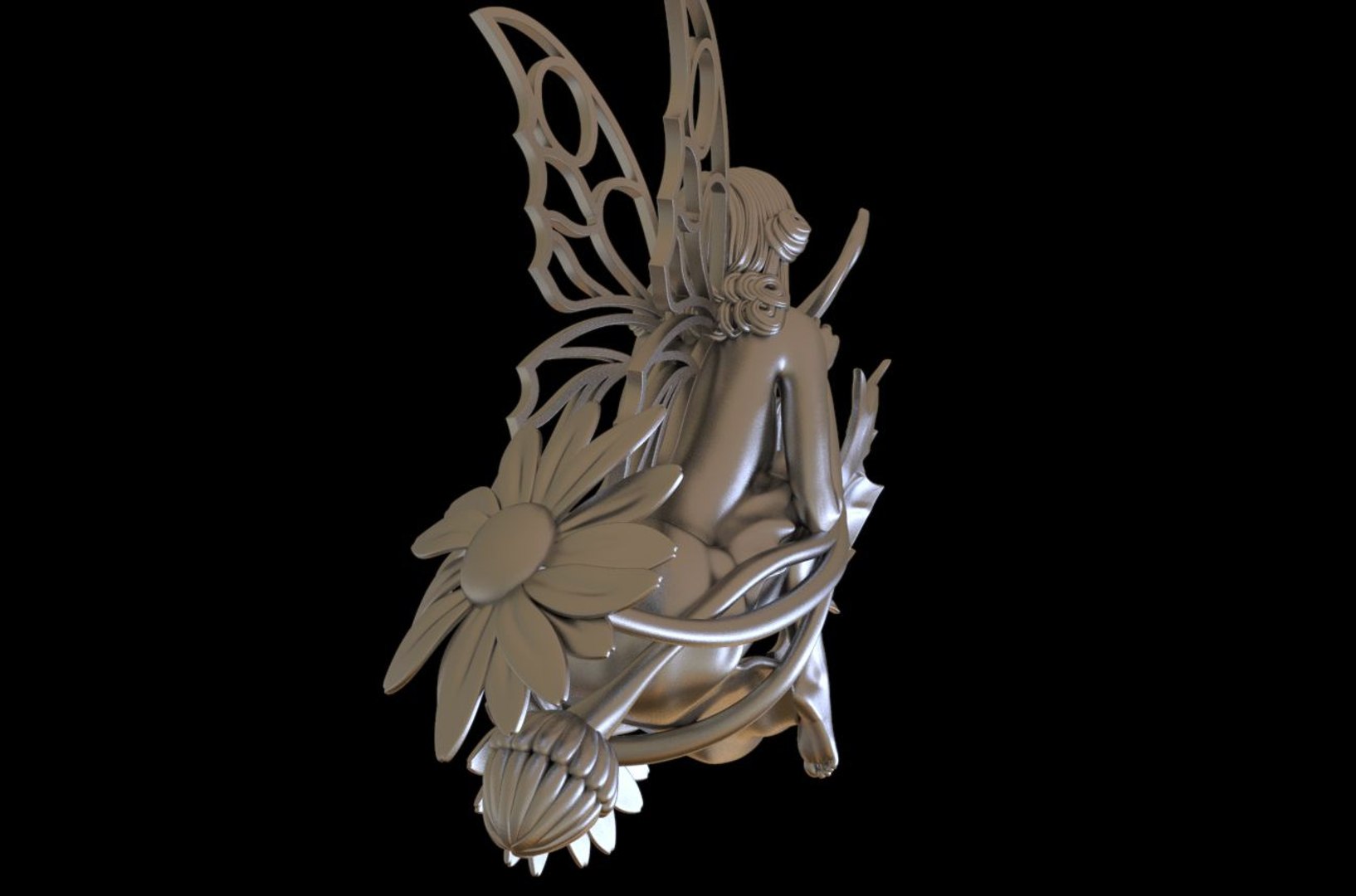 Fairy Flowers 3D Model - TurboSquid 1465982