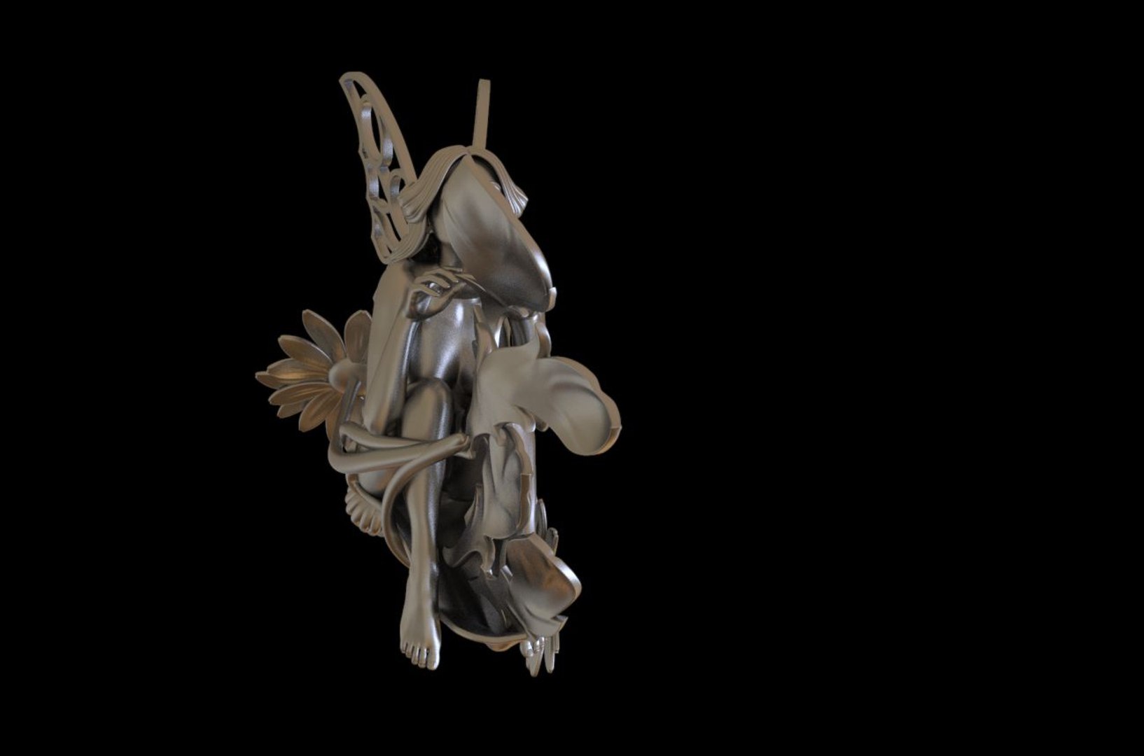 Fairy Flowers 3D Model - TurboSquid 1465982