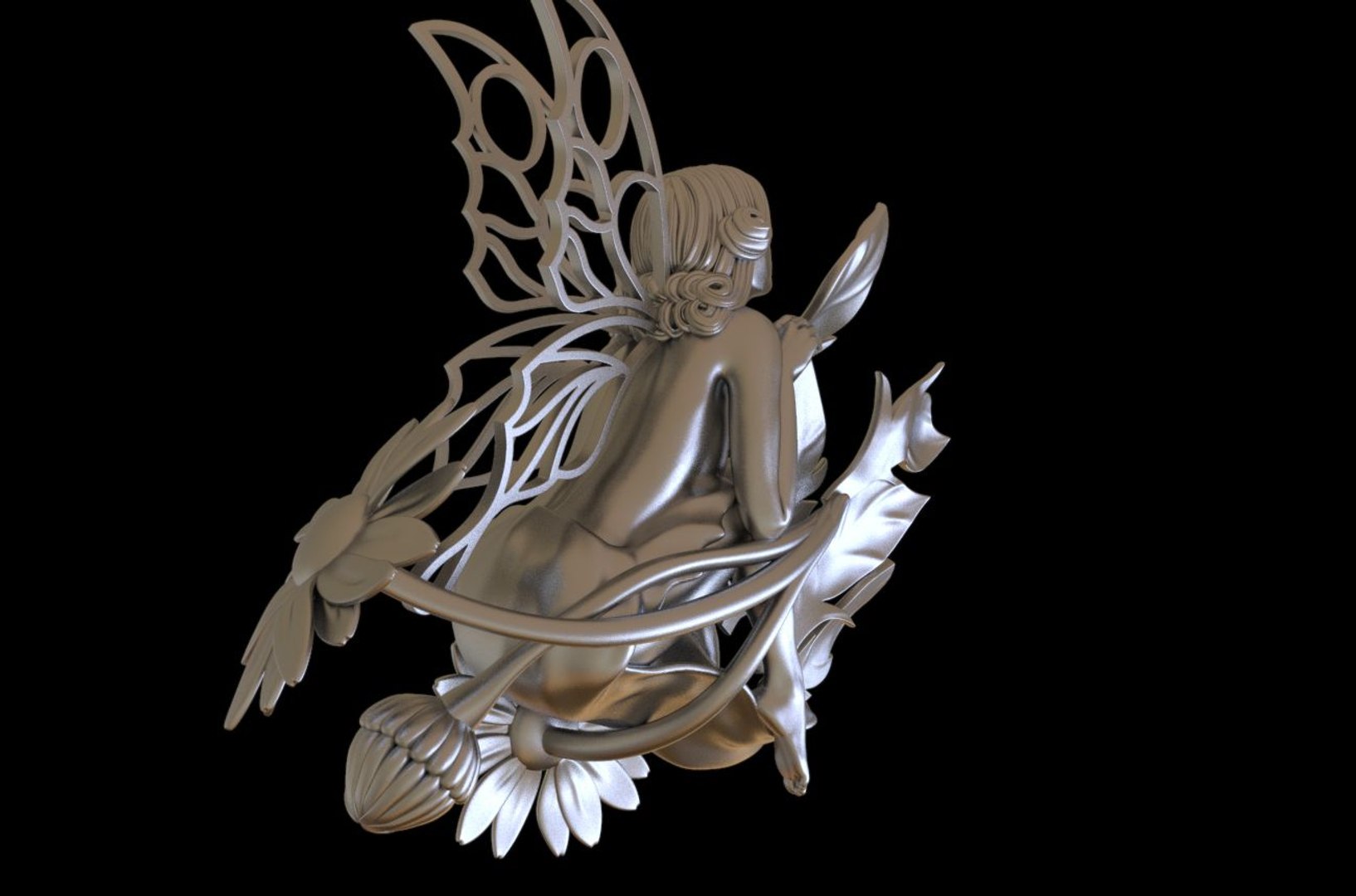 Fairy Flowers 3D Model - TurboSquid 1465982