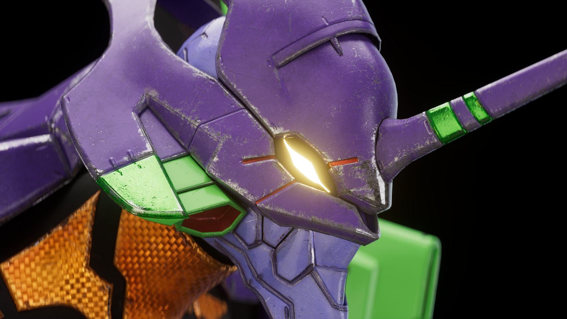 3D EVA NEON GENESIS EVANGELION EVA-01 TEST TYPE - TurboSquid 2312046
