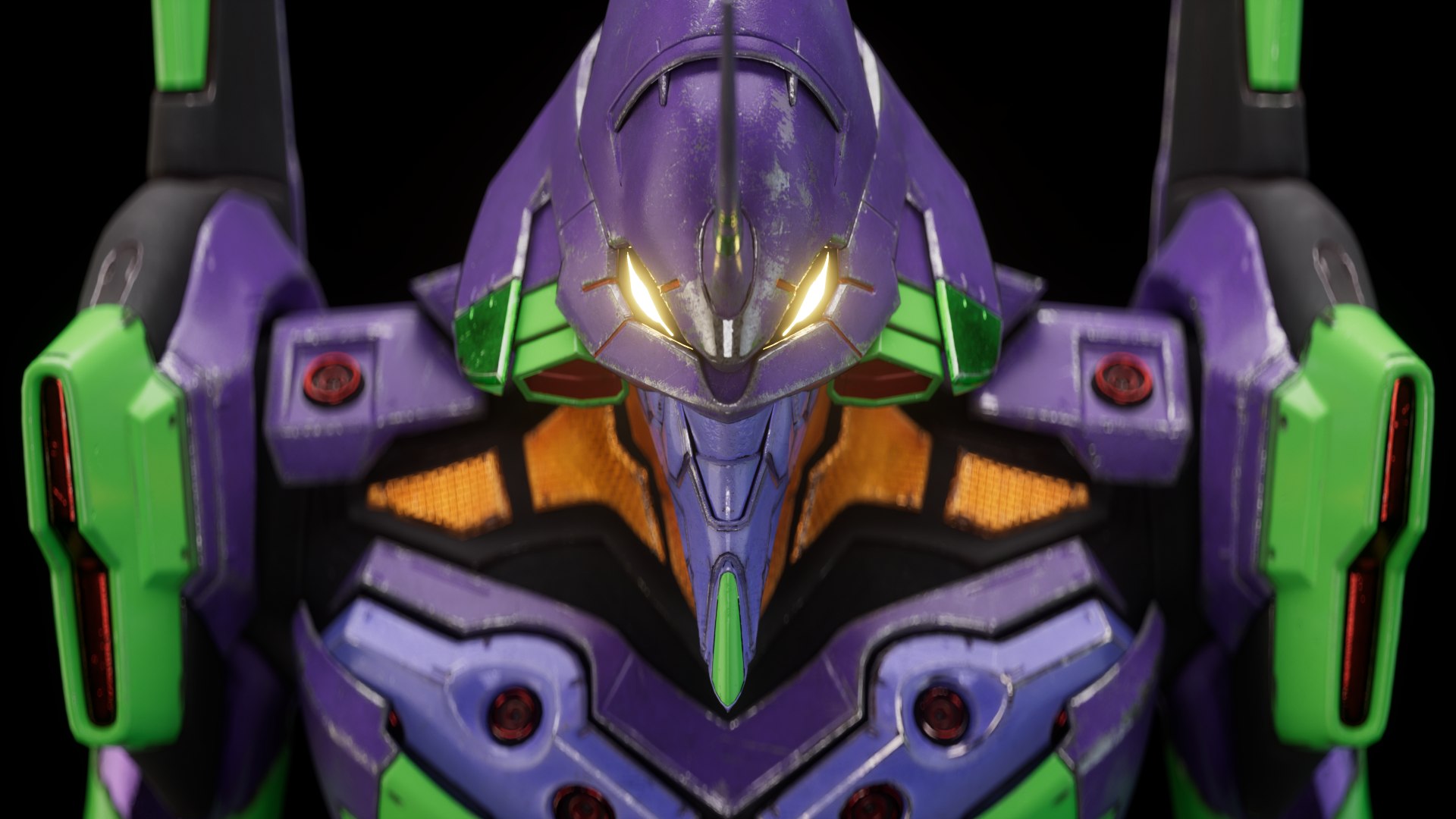 3D EVA NEON GENESIS EVANGELION EVA-01 TEST TYPE - TurboSquid 2312046