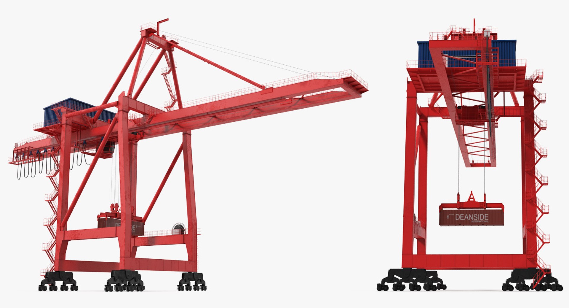 3D Model Cranes Port Container - TurboSquid 1203395