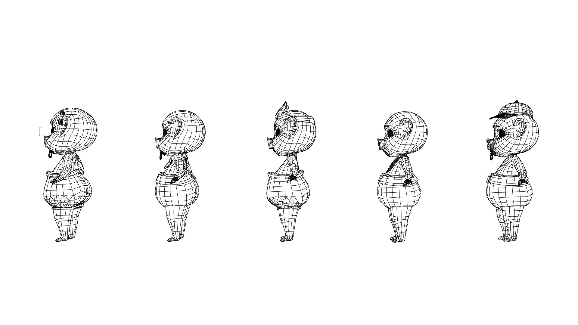 Cartoon Baby Pig 3D Model Pack 3D Model - TurboSquid 1778472