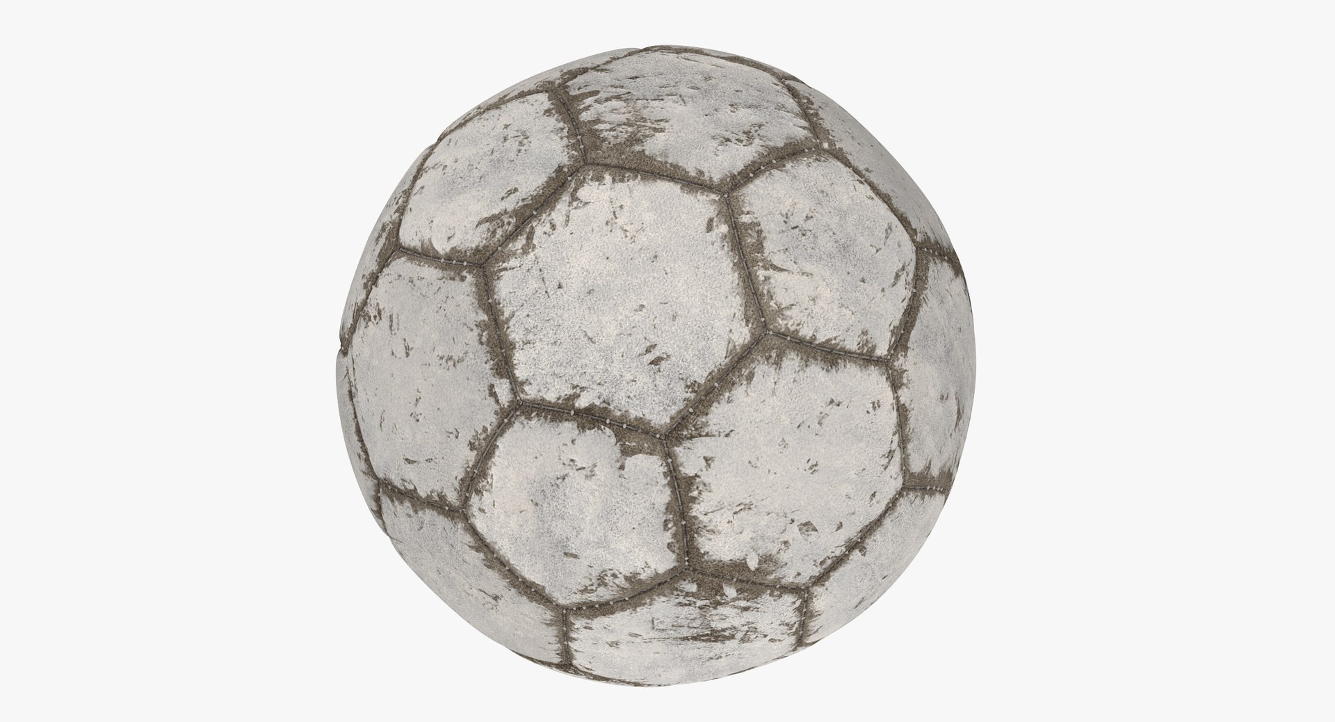 3D Model White Scratched Soccer Ball - TurboSquid 1449220