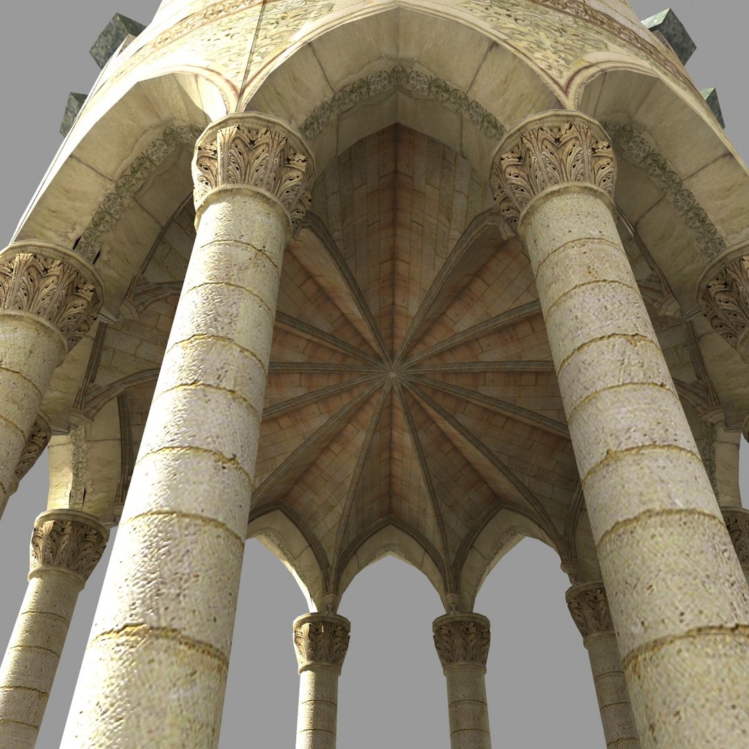 medieval gothic style 3d model