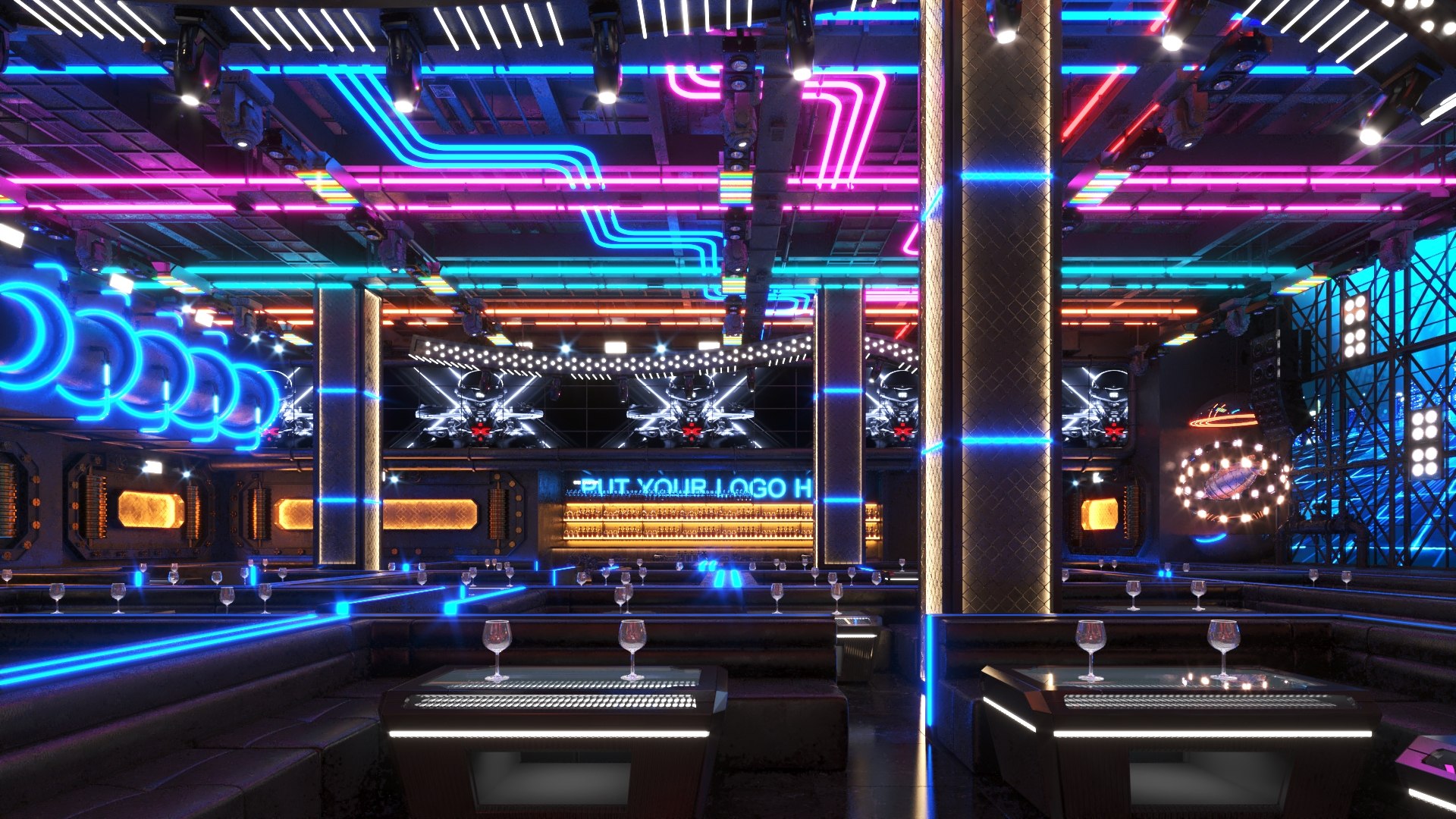 3D модель Night Club 23 - TurboSquid 2103170