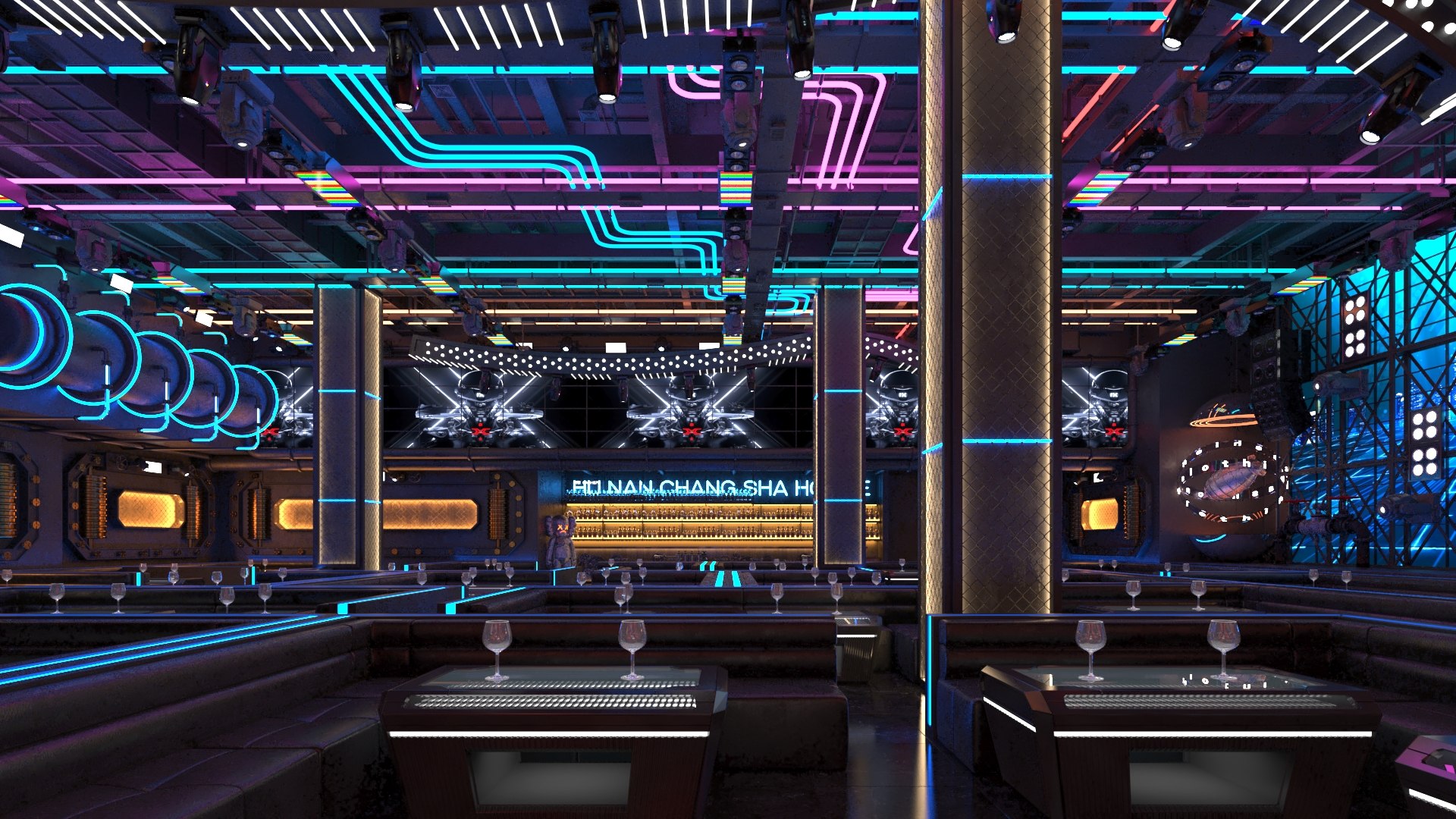 Night Club 233D模型 - TurboSquid 2103170