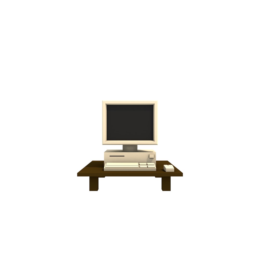 Simple Computer 3D Model - TurboSquid 1383695
