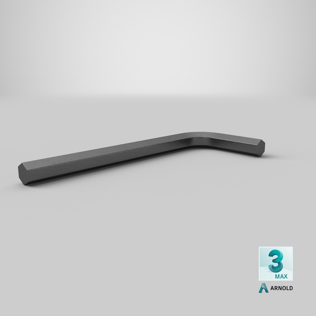 10mm hex key 3D model - TurboSquid 1587465