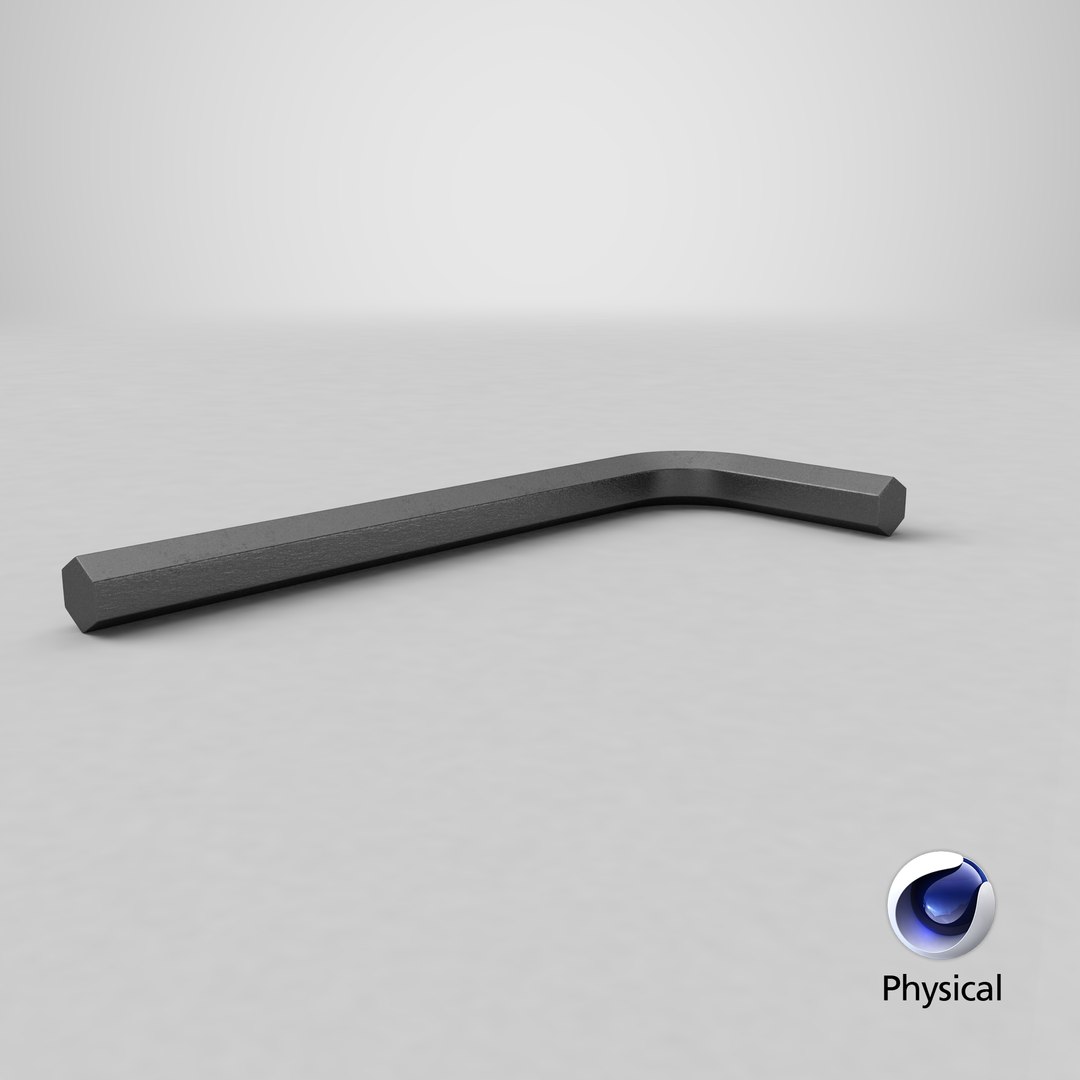10mm hex key 3D model - TurboSquid 1587465