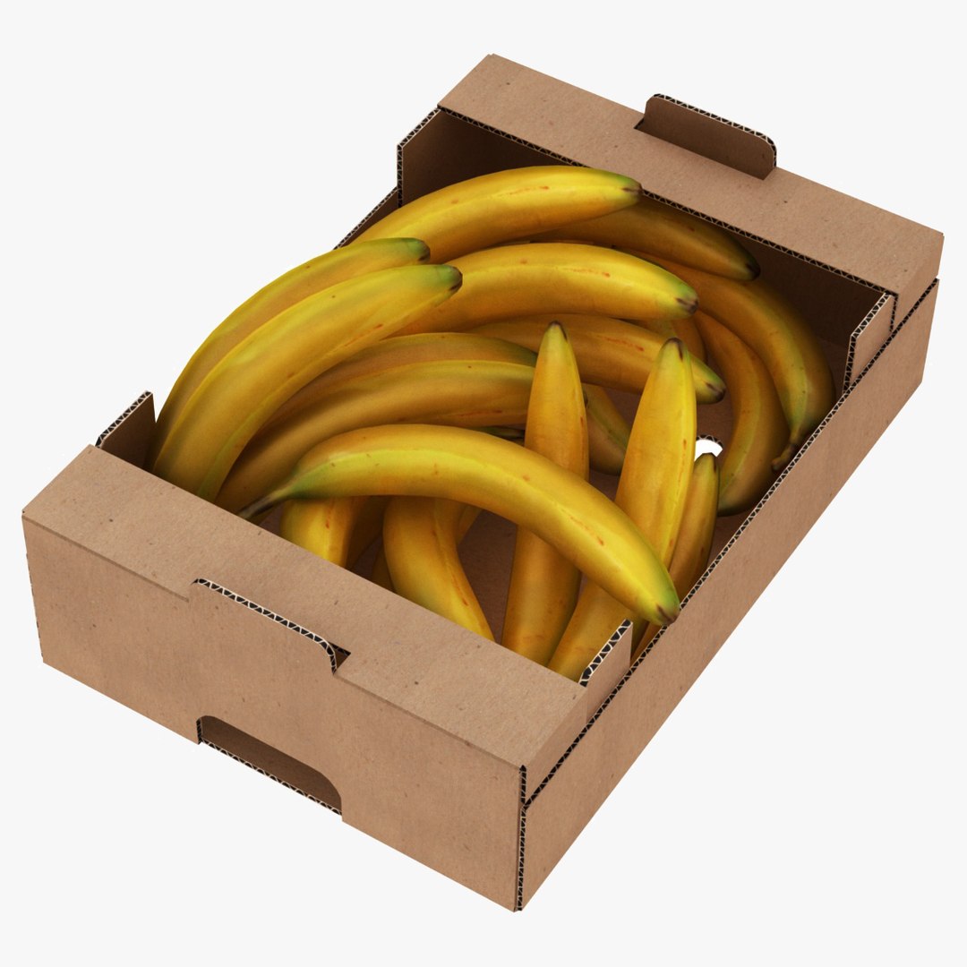 Fruit cardboard box withs model - TurboSquid 1542563