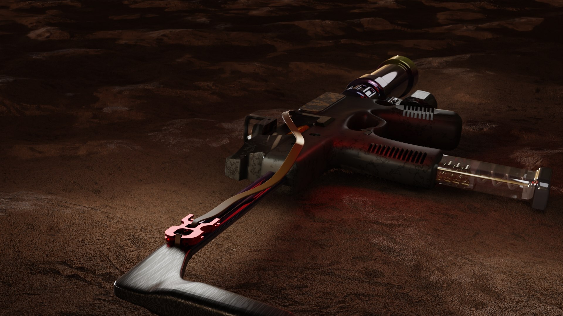 MP9 Machine Gun Automatic Assault Rifle 3D Model - TurboSquid 2044298