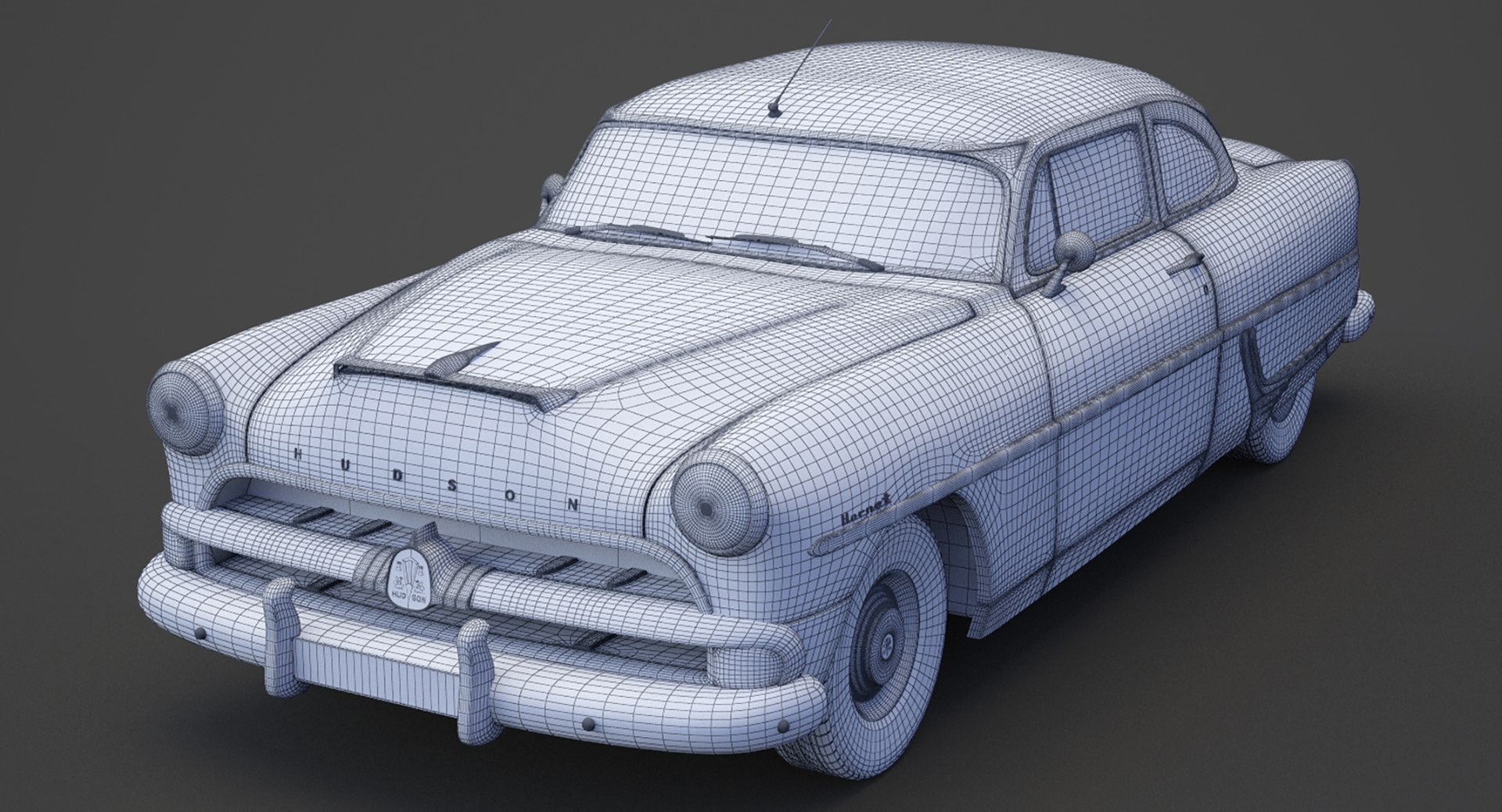 Hudson Hornet 2door 1954 3D Model - TurboSquid 2188731