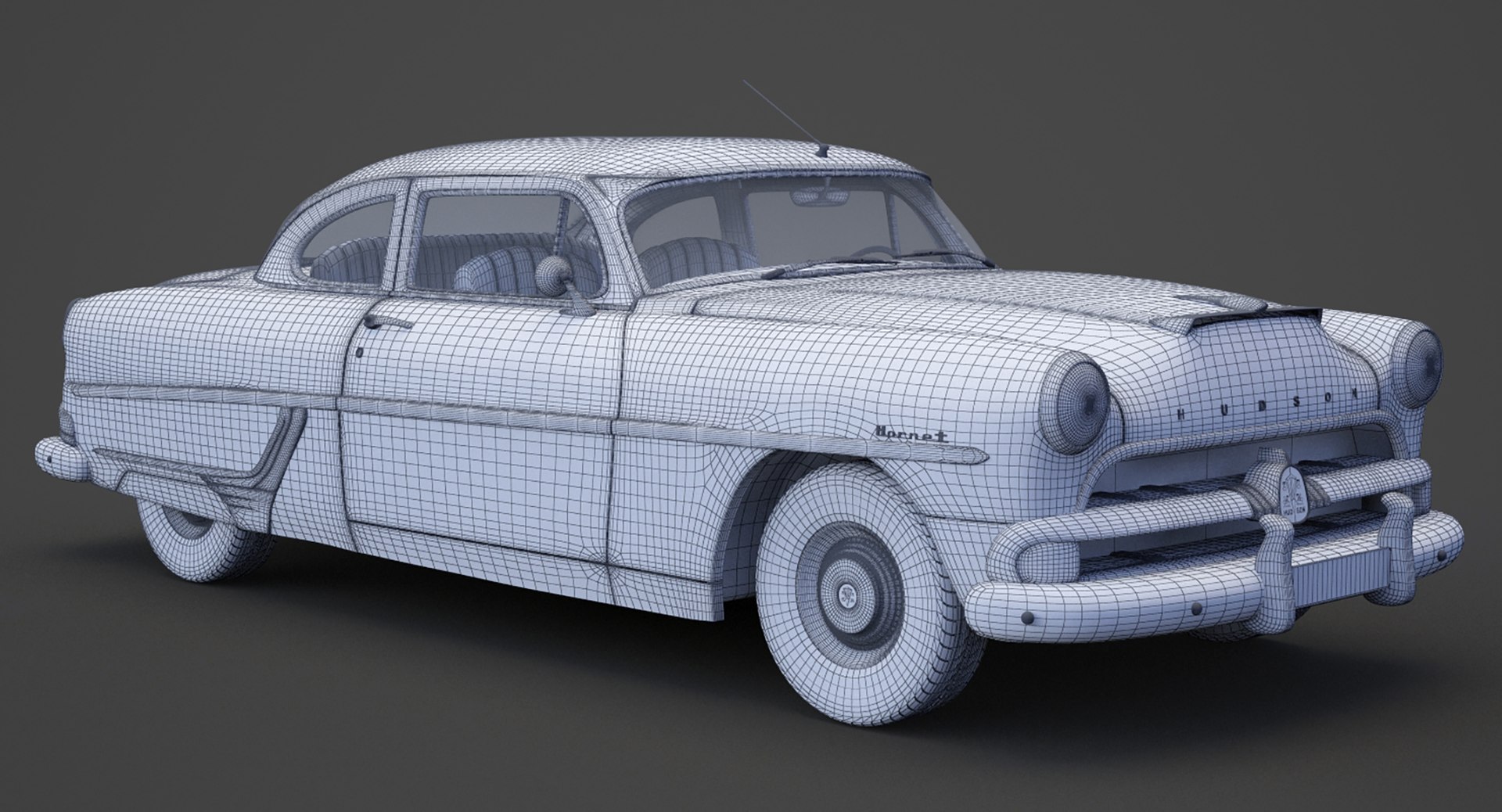 Hudson Hornet 2door 1954 3D Model - TurboSquid 2188731