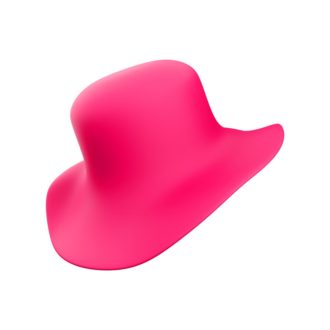 Woman Hat Icon 3D - TurboSquid 2066076