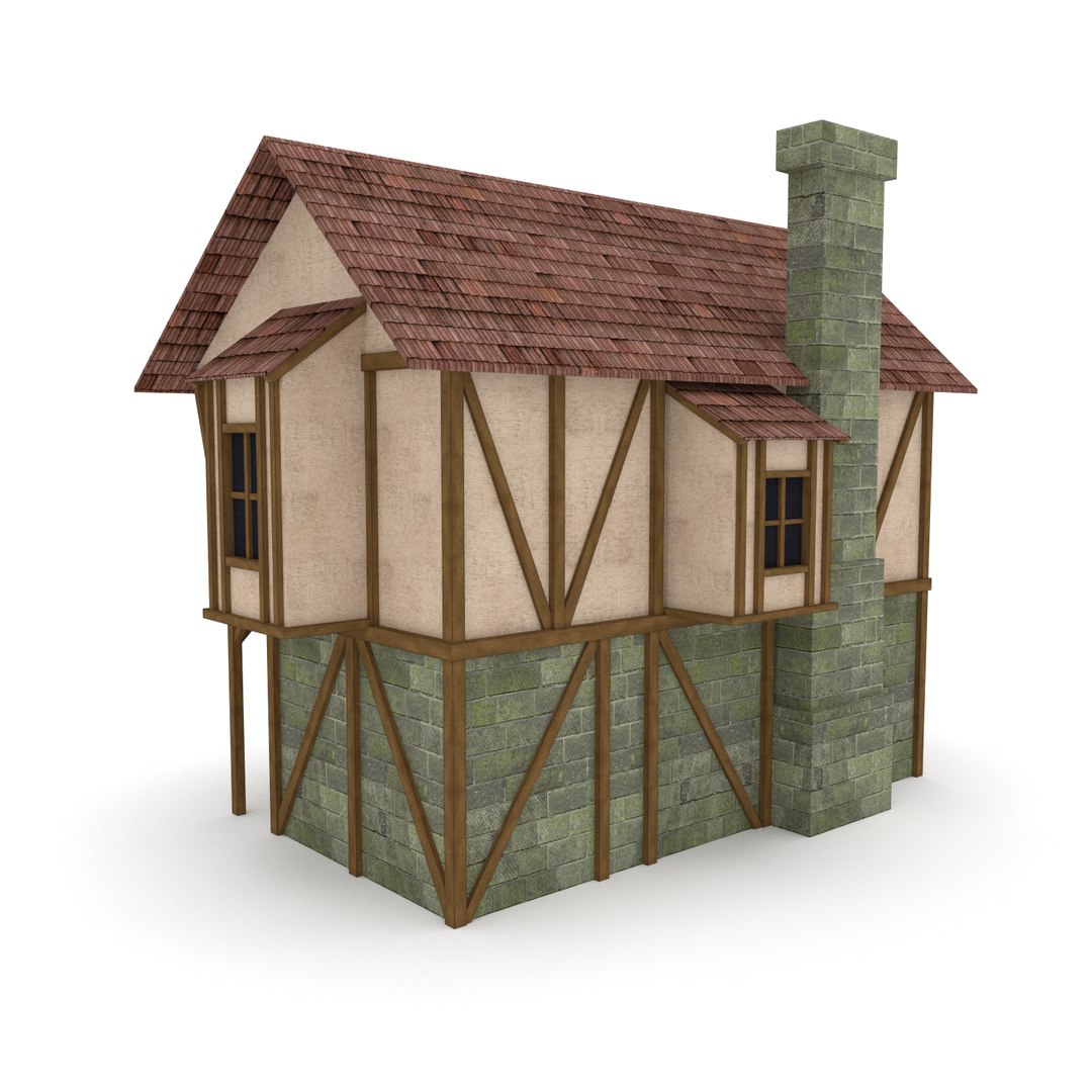 Medieval Cottage 3d Model