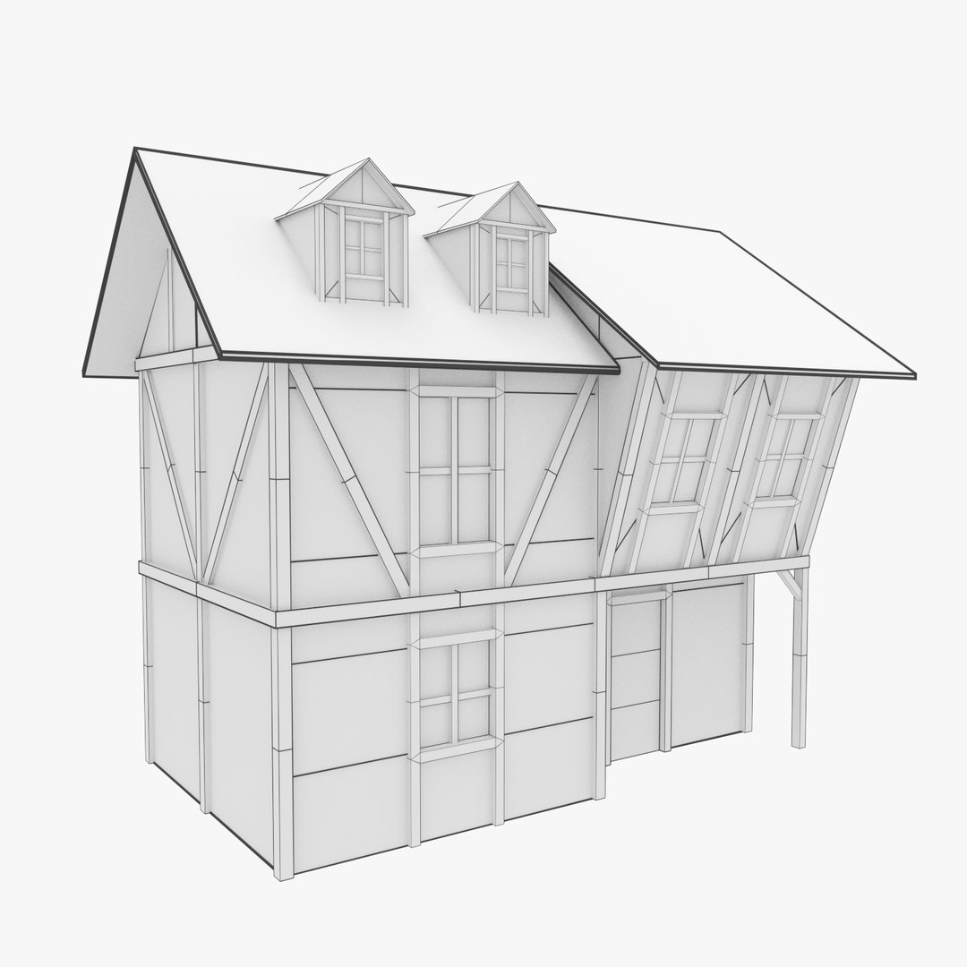Medieval Cottage 3d Model