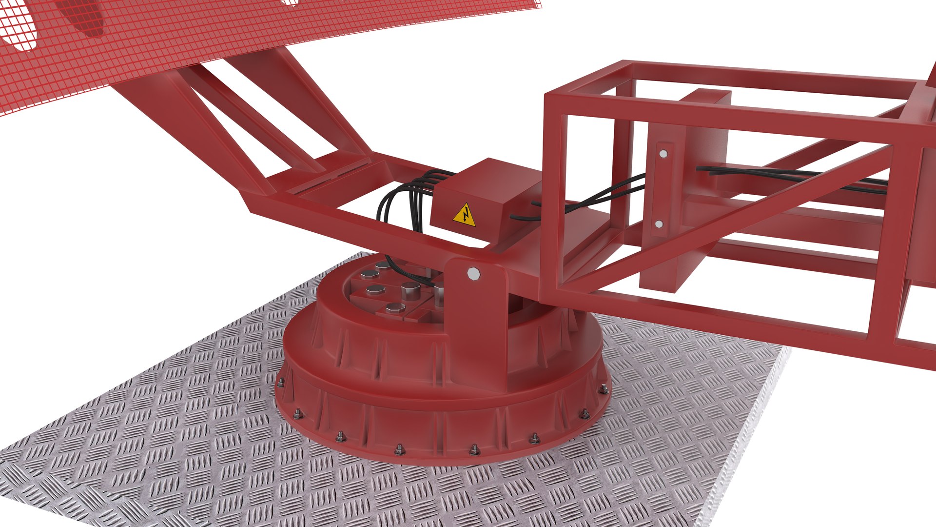 3D Surveillance Radar Model - TurboSquid 2285636