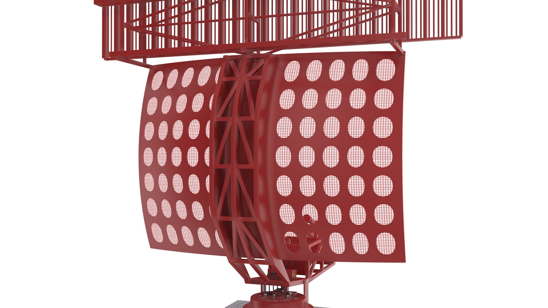 3D Surveillance Radar Model - TurboSquid 2285636