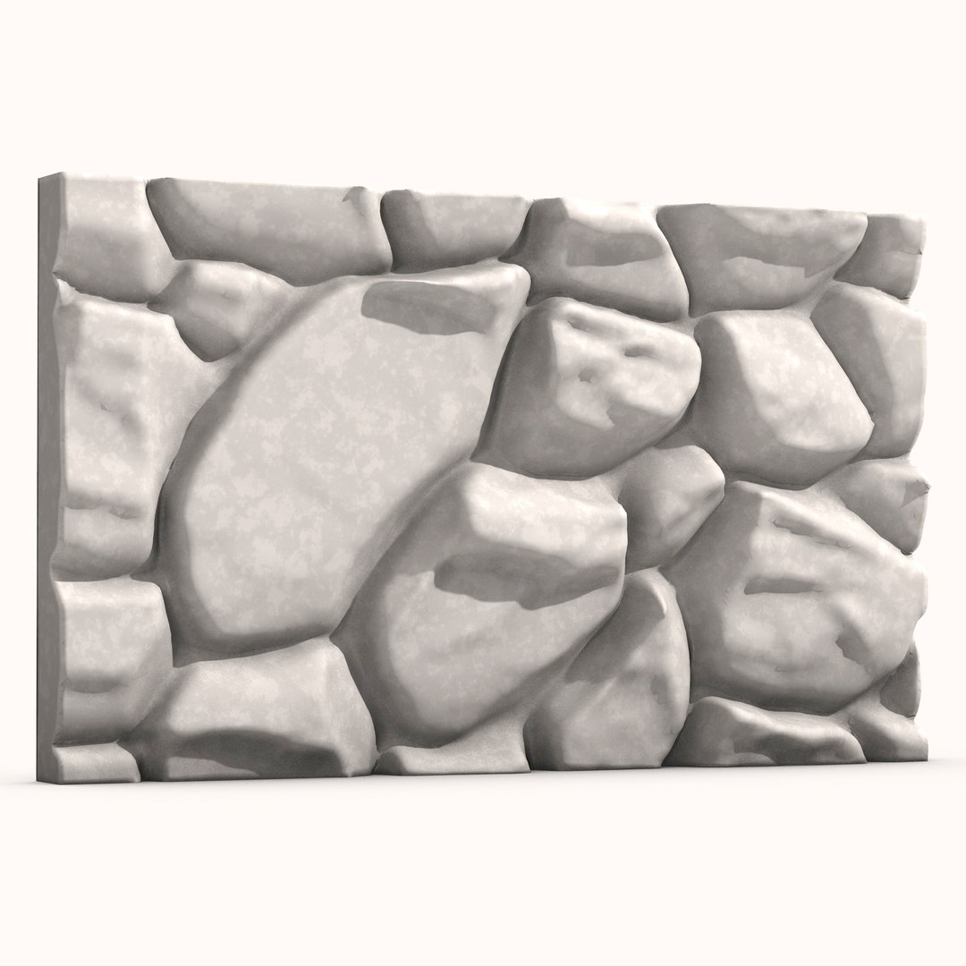 3D Stone Wall 076 Model - TurboSquid 2381189