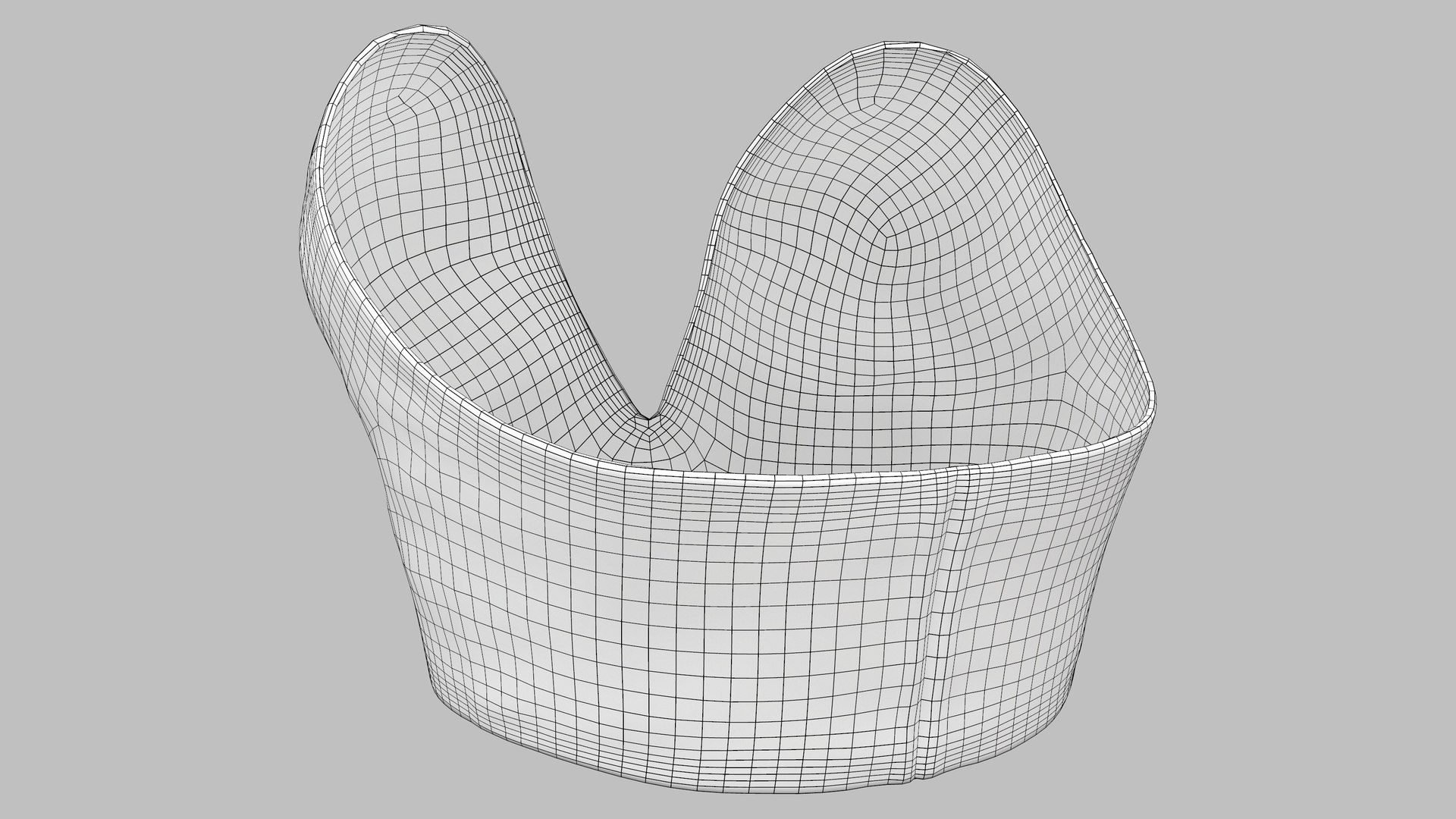 Strapless Bralette Top 3D Model - TurboSquid 1996392