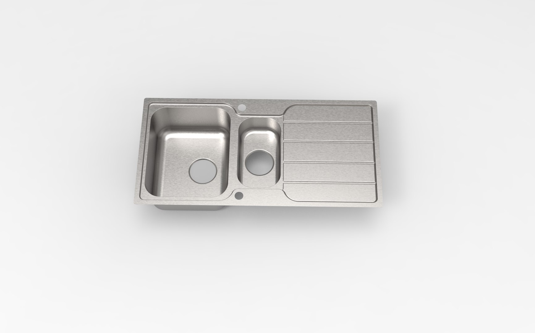 3D Model Efficient Double Kitchen Sink - TurboSquid 2141792