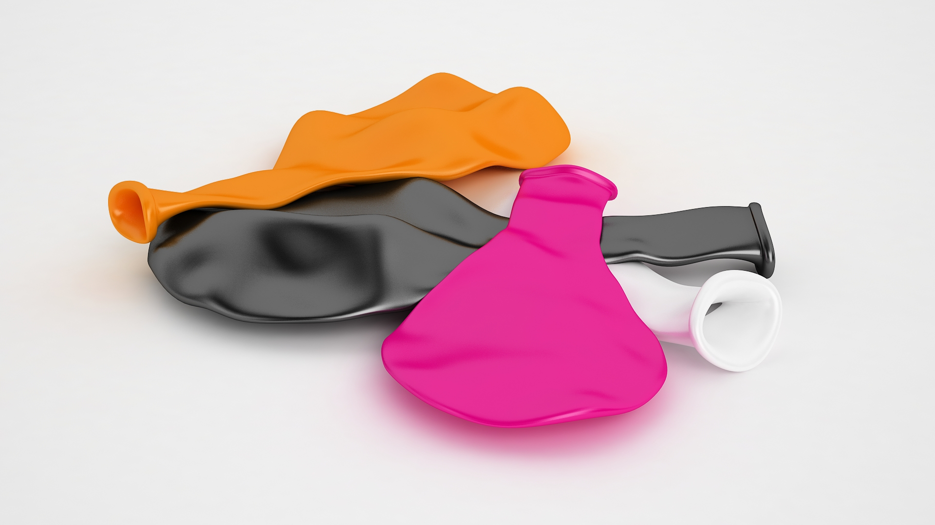 3D flat balloon ball model - TurboSquid 1474221