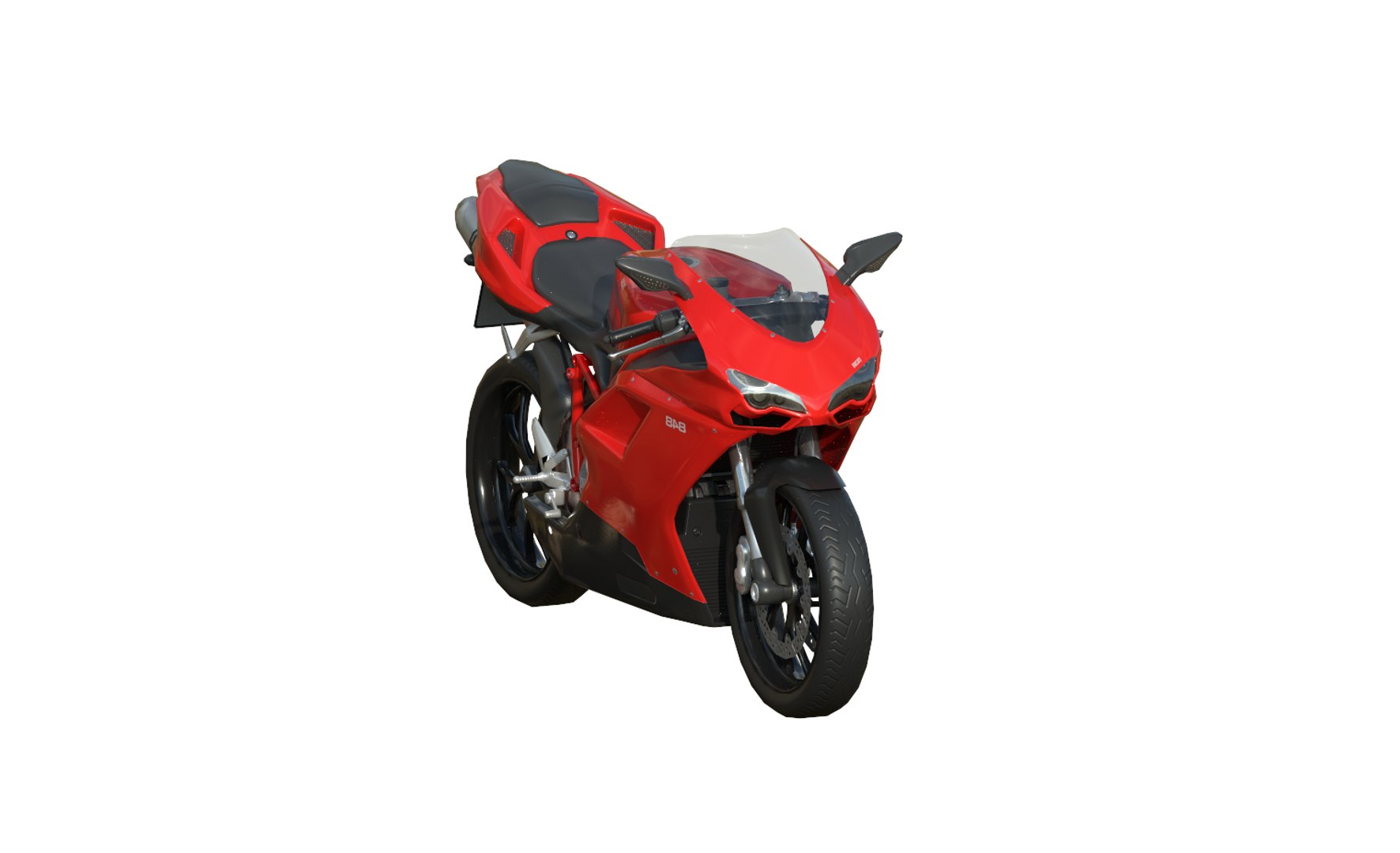 Ducati 848 Model - TurboSquid 1432898