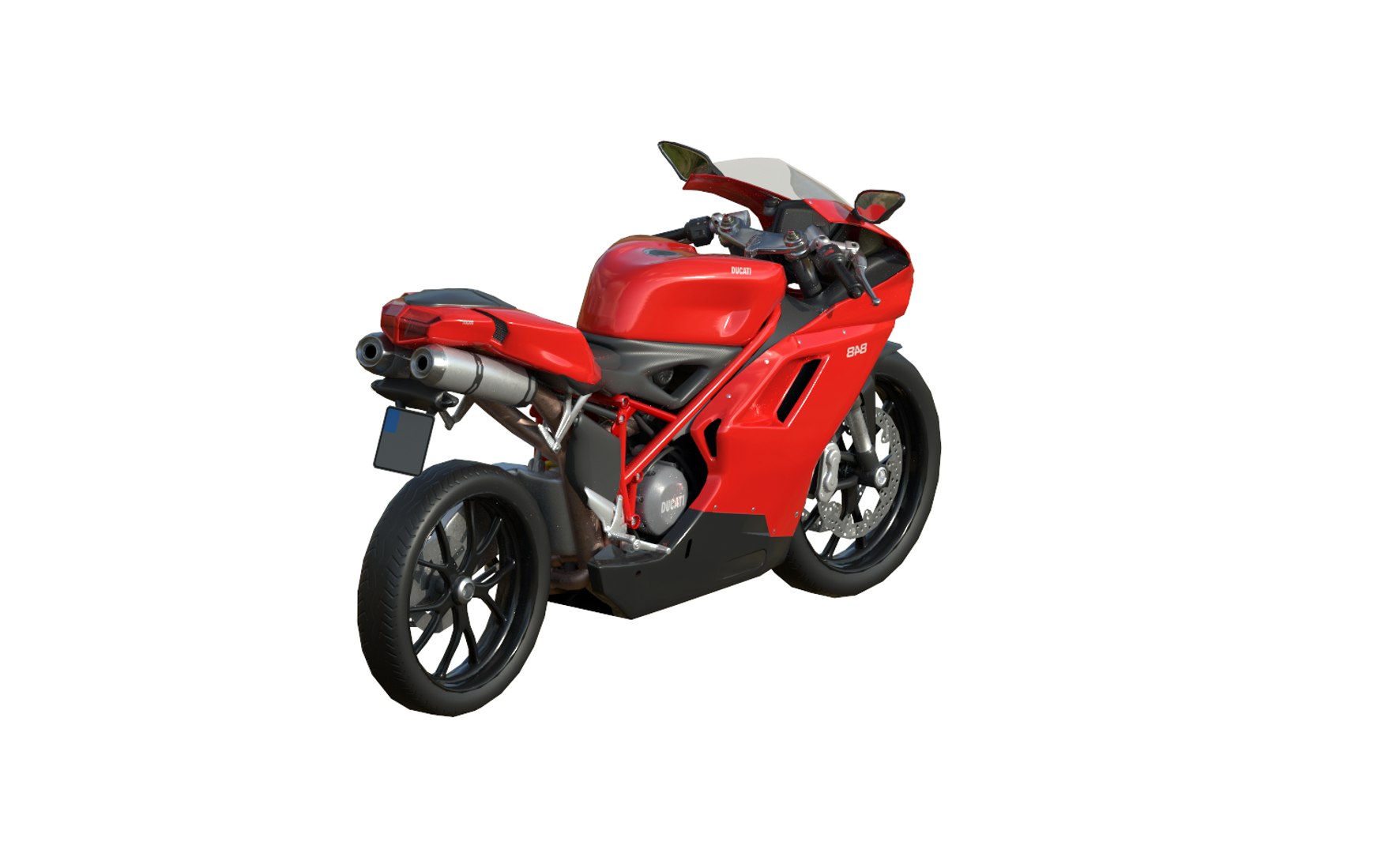Ducati 848 Model - TurboSquid 1432898