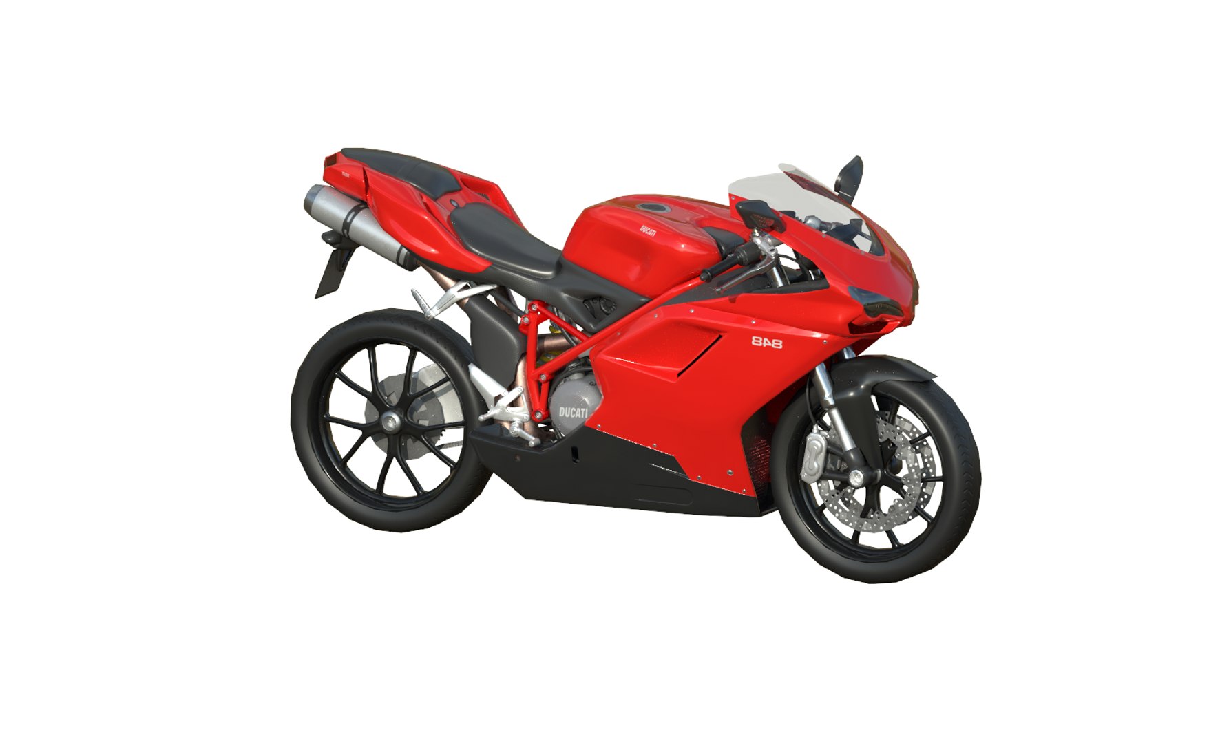 Ducati 848 Model - TurboSquid 1432898