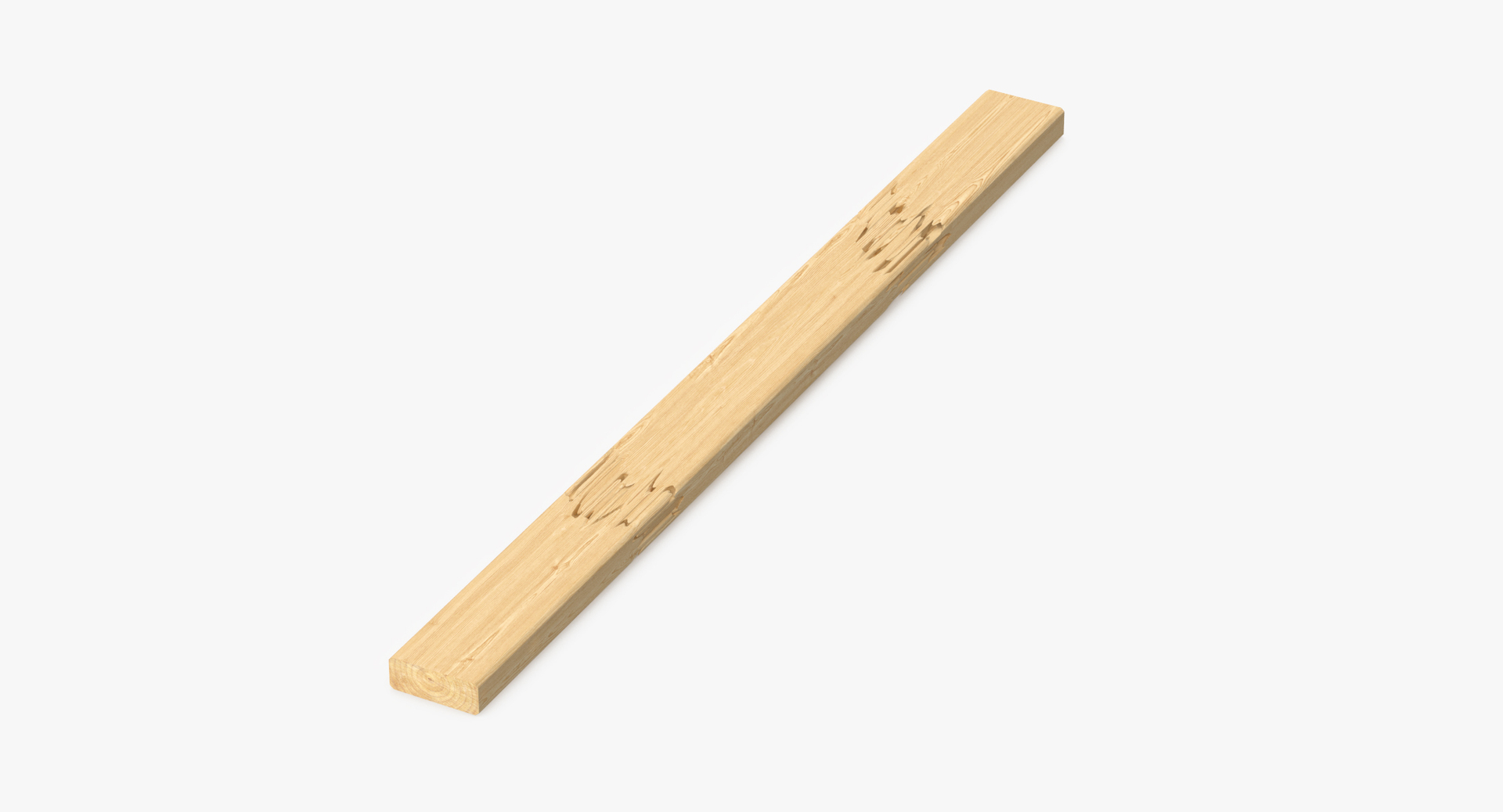 3d Splintered Wood