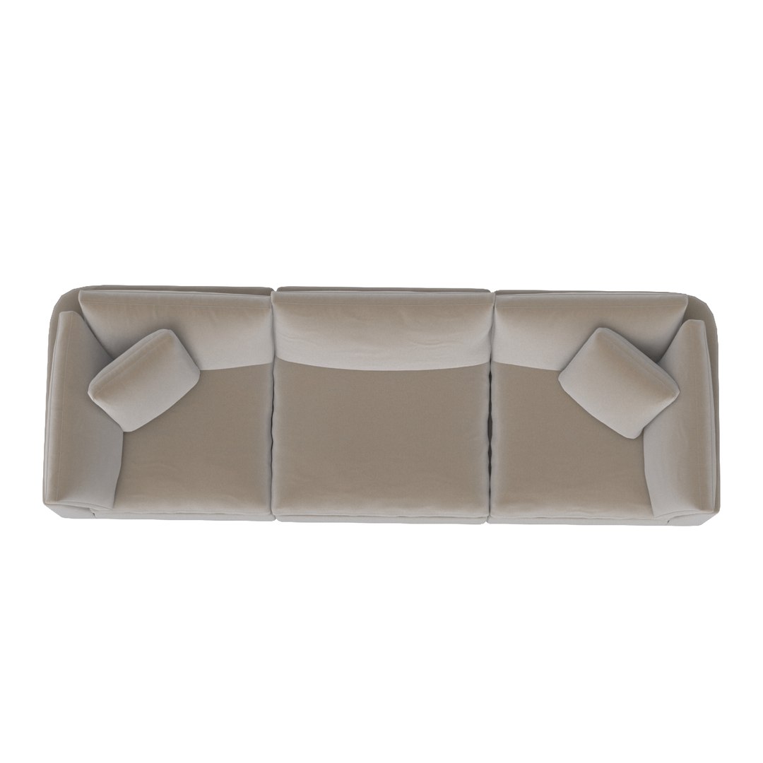 Stevie 3 Piece Sectional Sofa Model - TurboSquid 2063363