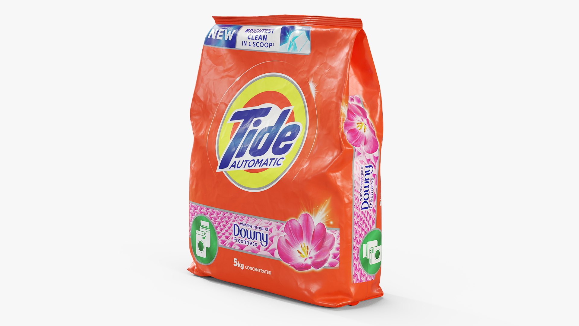 Tide Washing Powder Packaging 5kg 3D Model - TurboSquid 2409892