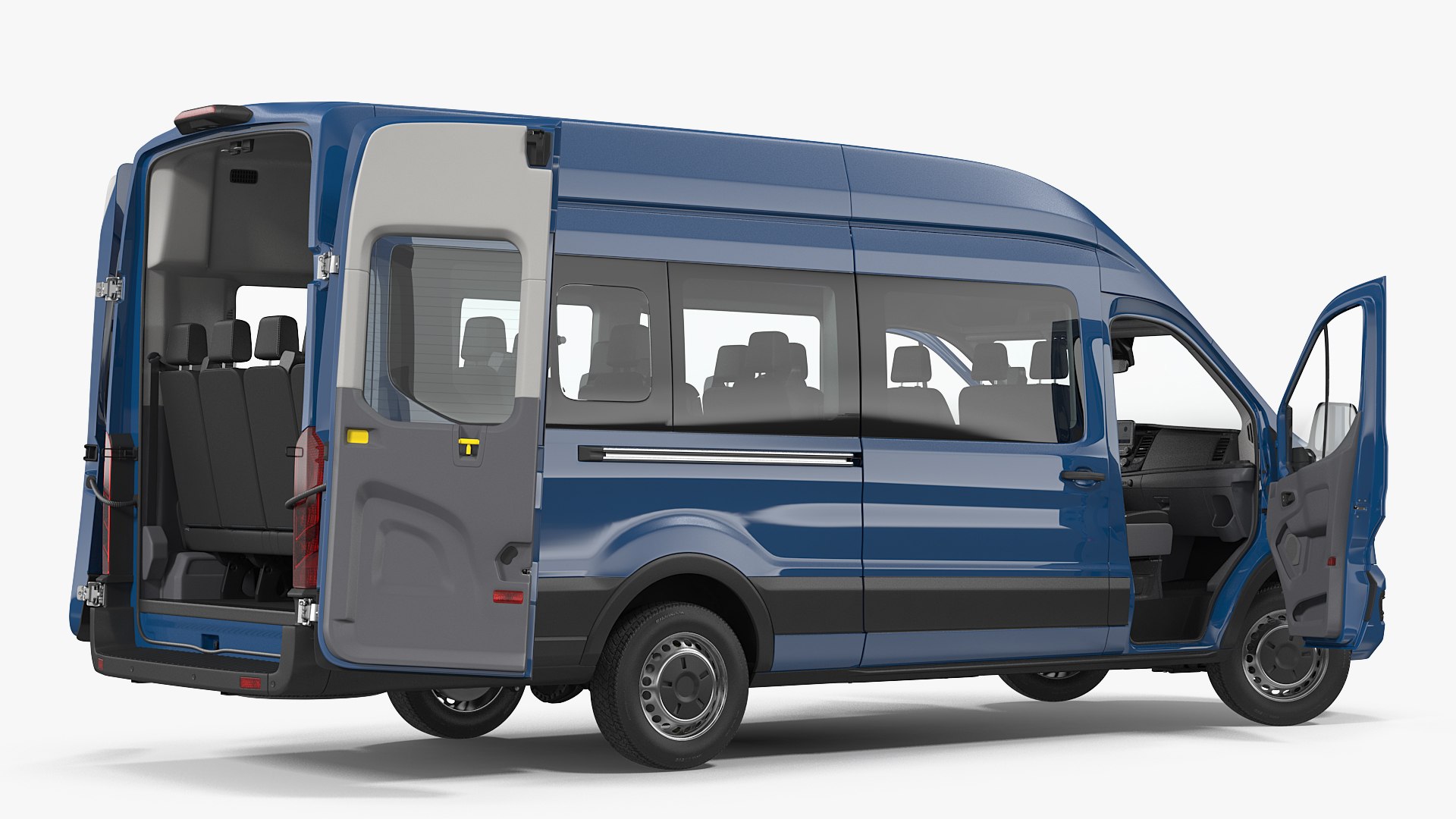 3D model transit van 2020 rigged - TurboSquid 1494066