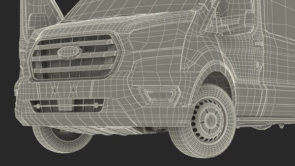 3D model transit van 2020 rigged - TurboSquid 1494066
