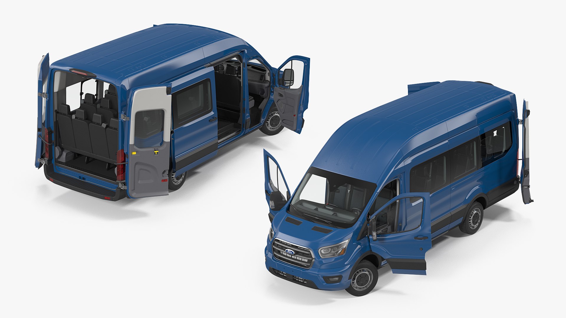 3D model transit van 2020 rigged - TurboSquid 1494066