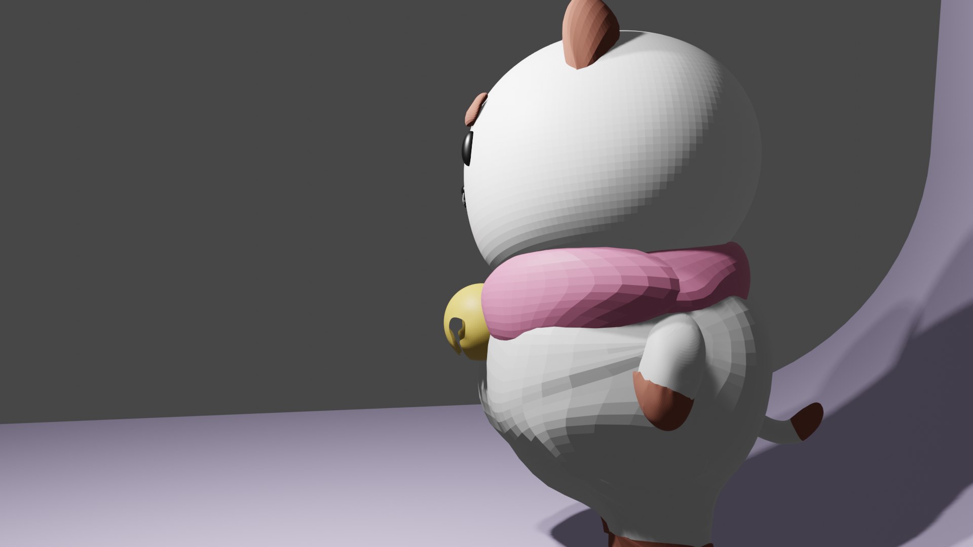3D Puppycat Model From Bee And Puppycat - TurboSquid 2032019