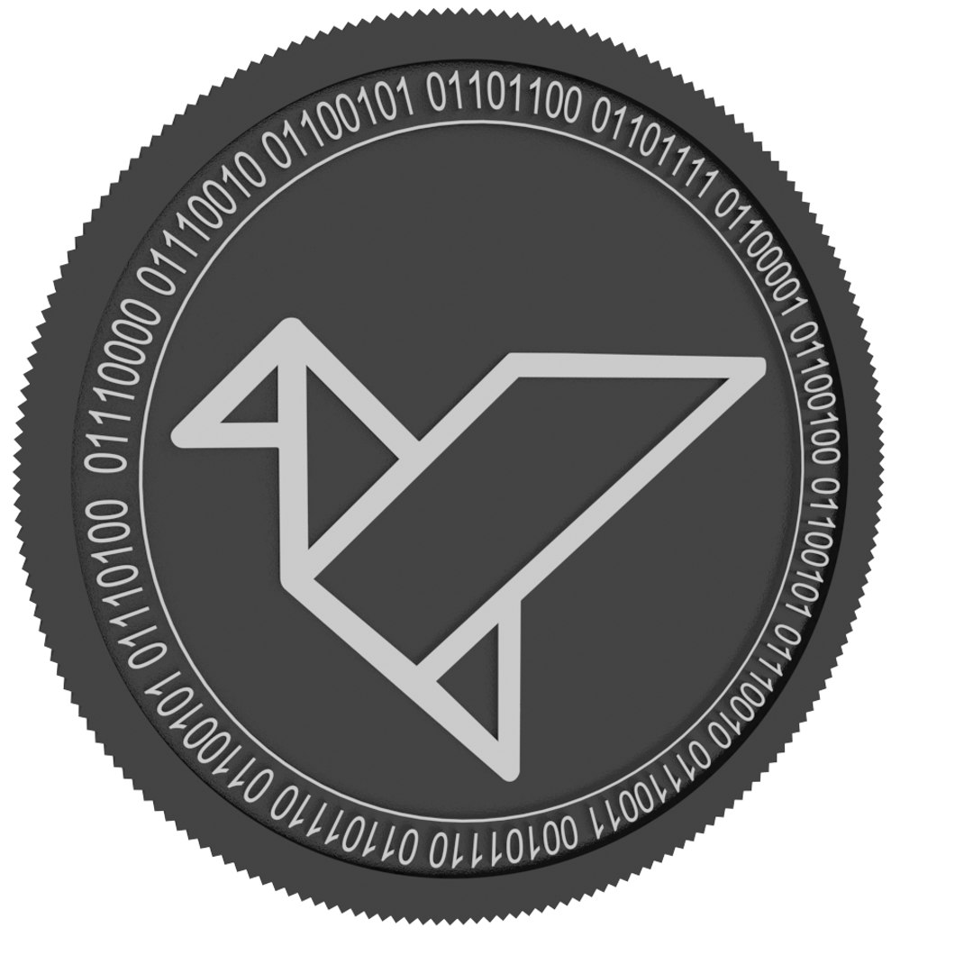 Swarm Black Coin 3D Model - TurboSquid 1556535