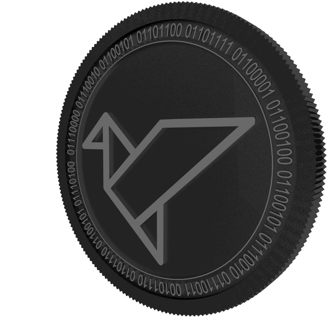 Swarm Black Coin 3D Model - TurboSquid 1556535