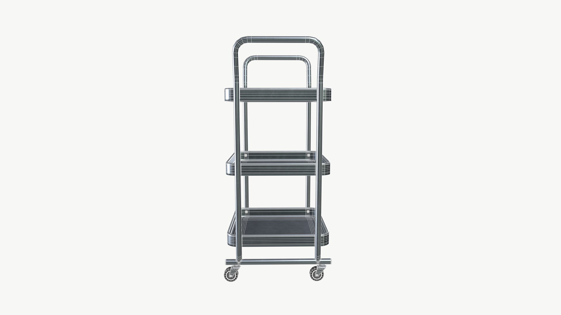 Office Cart 3D Model - TurboSquid 2336208